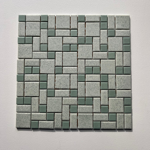 Vintage Porcelain Japanese Mosaic 1960s Floor Tile, 20 Sq Ft Lot - 20 ...