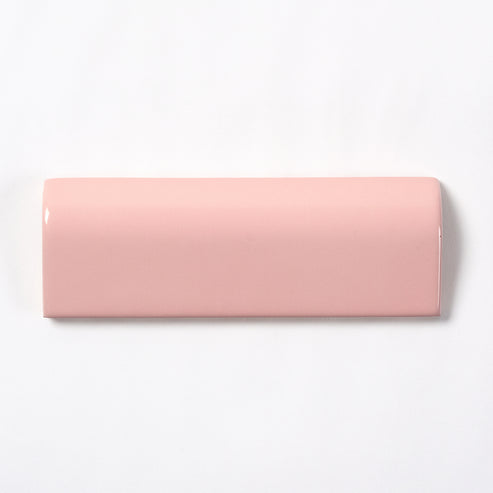 1960s Vintage Pink Bullnose Mud Cap Tile – Vintage Tile Shop