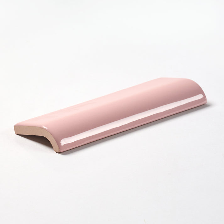 1960s Vintage Pink Bullnose Mud Cap Tile – Vintage Tile Shop