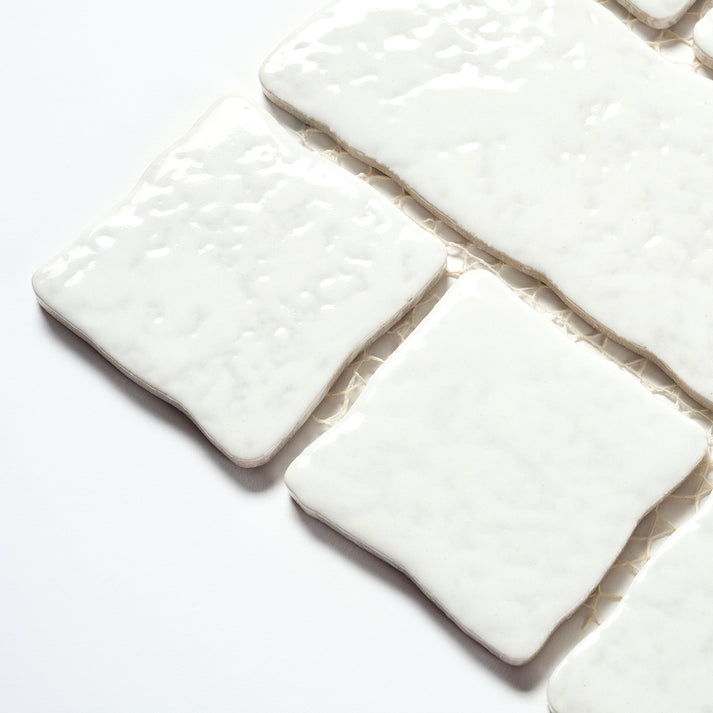 Vintage White Rectangle Japanese 1960s Wall Tile, 9 Sq Ft Available ...