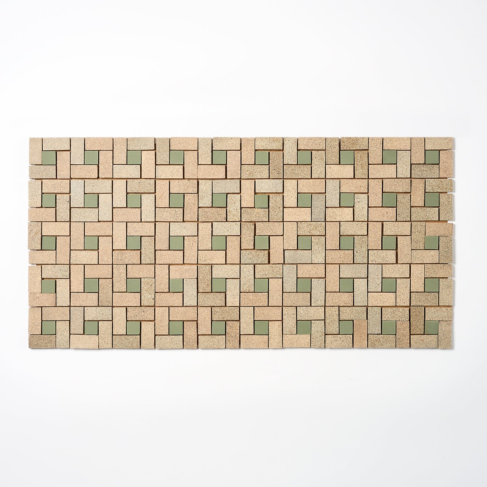 Newtown Tile Co. 1940s Sand Gray/ Green Spiral Floor Tile, 100 Sq Ft A ...