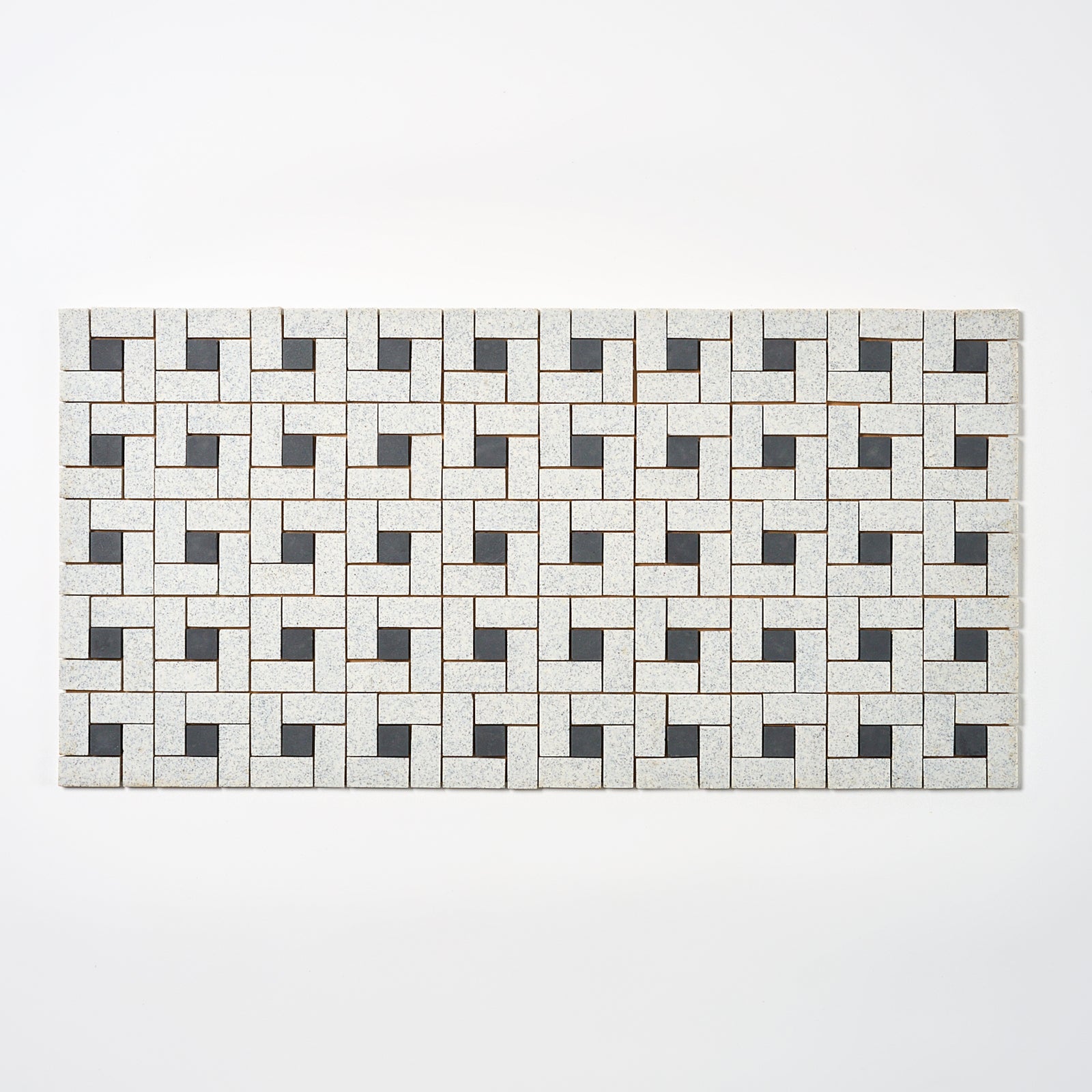 Olean Tile 1940s White & Black Spiral Floor Tile – Vintage Tile Shop
