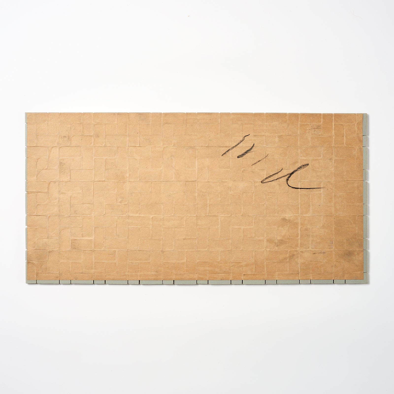 Wheeling Tile Co. 1950s Lt. Gray & Corallin Spiral Floor Tile, 26 Sq F ...