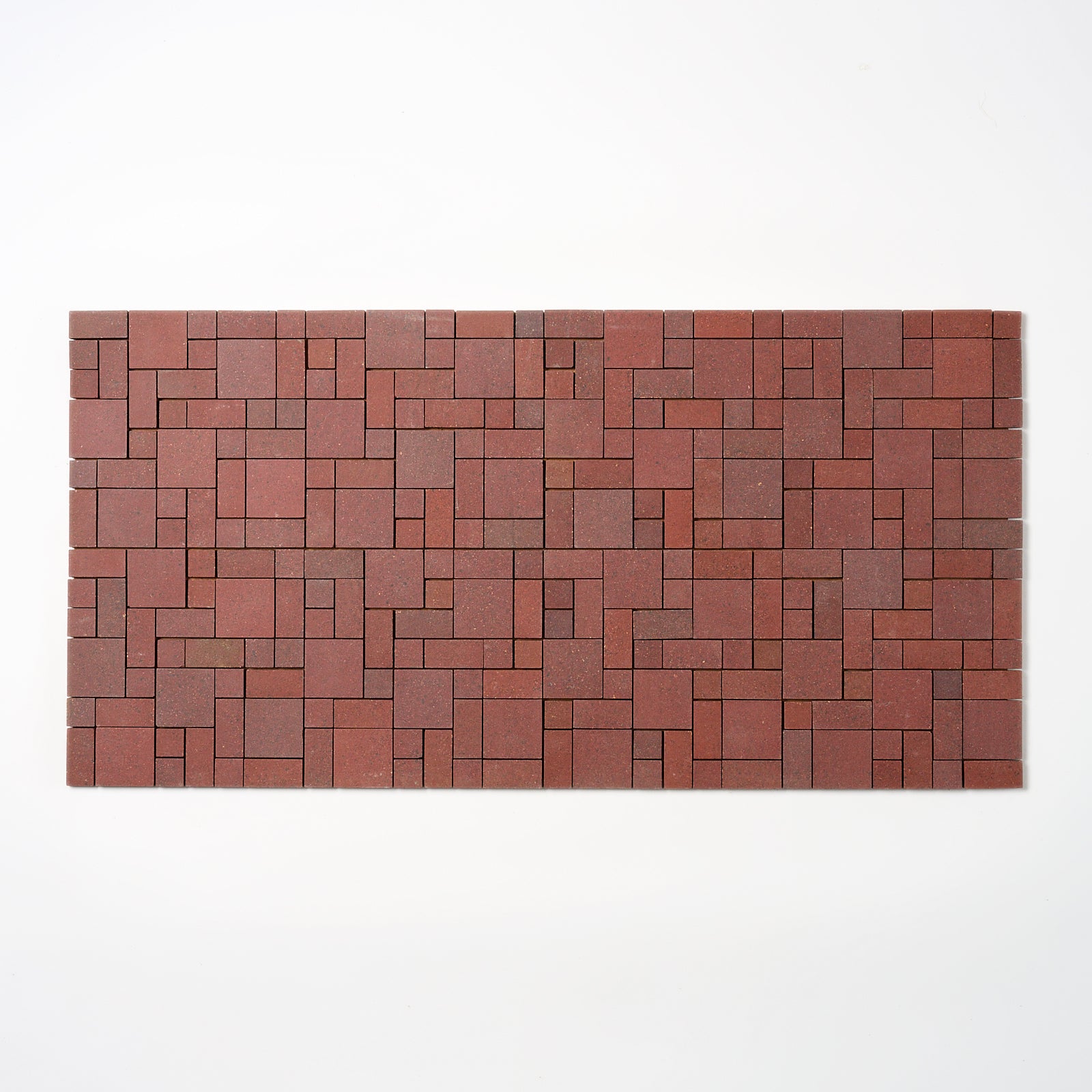 Olean Tile 1940s Maroon Block Random Floor Tile, 21 Sq Ft Available ...