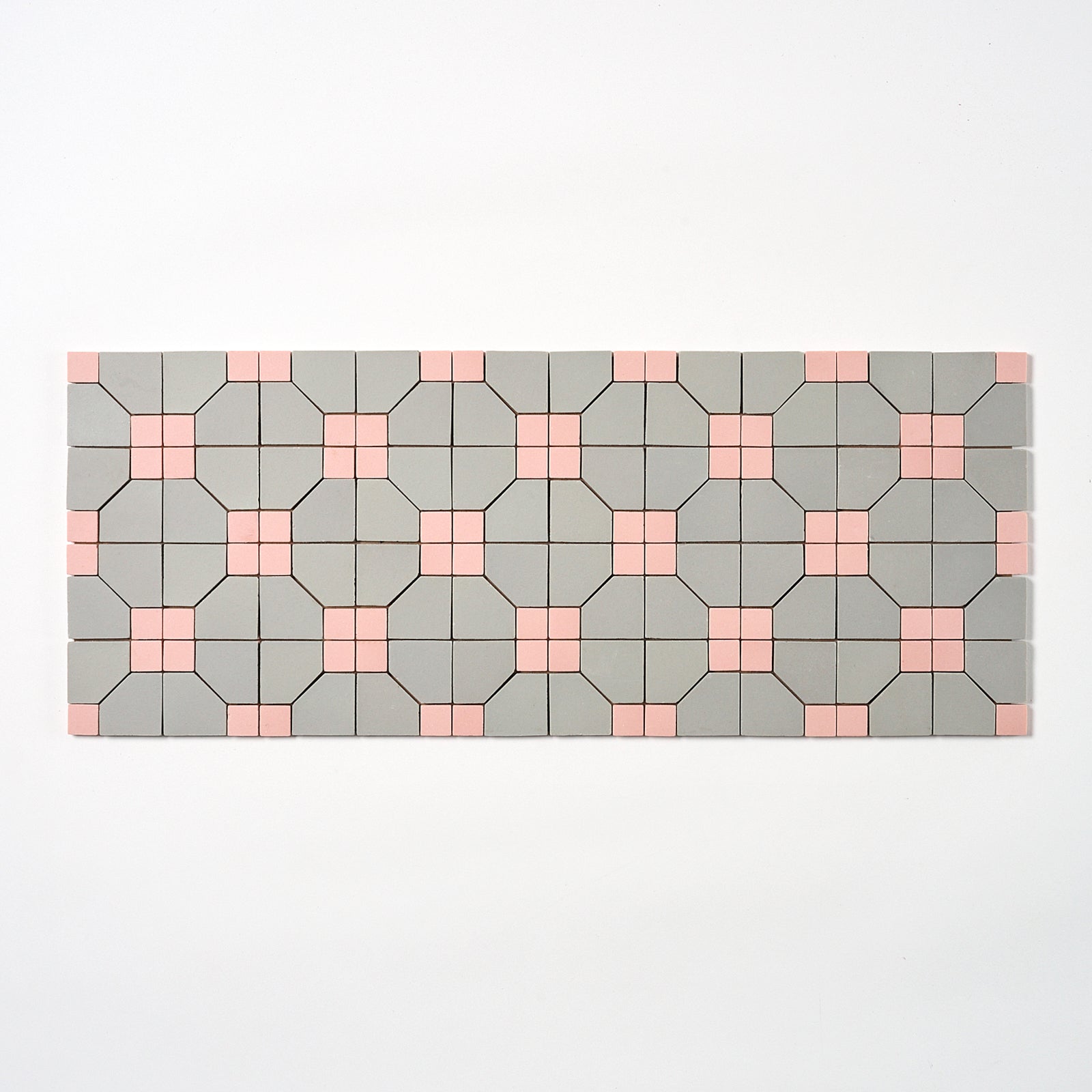 Wheeling Tile Co. 1940s Gray & Corallin Diagon Floor Tile – Vintage ...