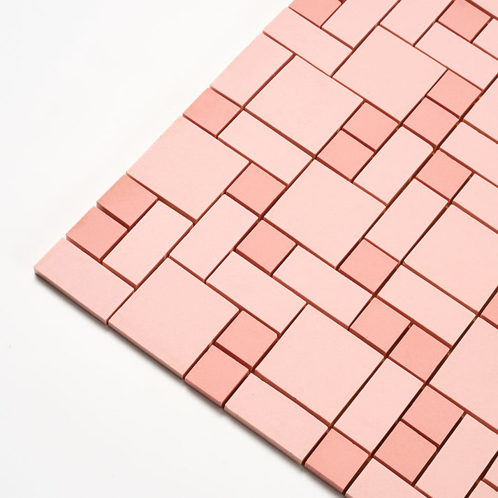Mosaic Tile Co. 1960s Pink II Random Floor Tile – Vintage Tile Shop