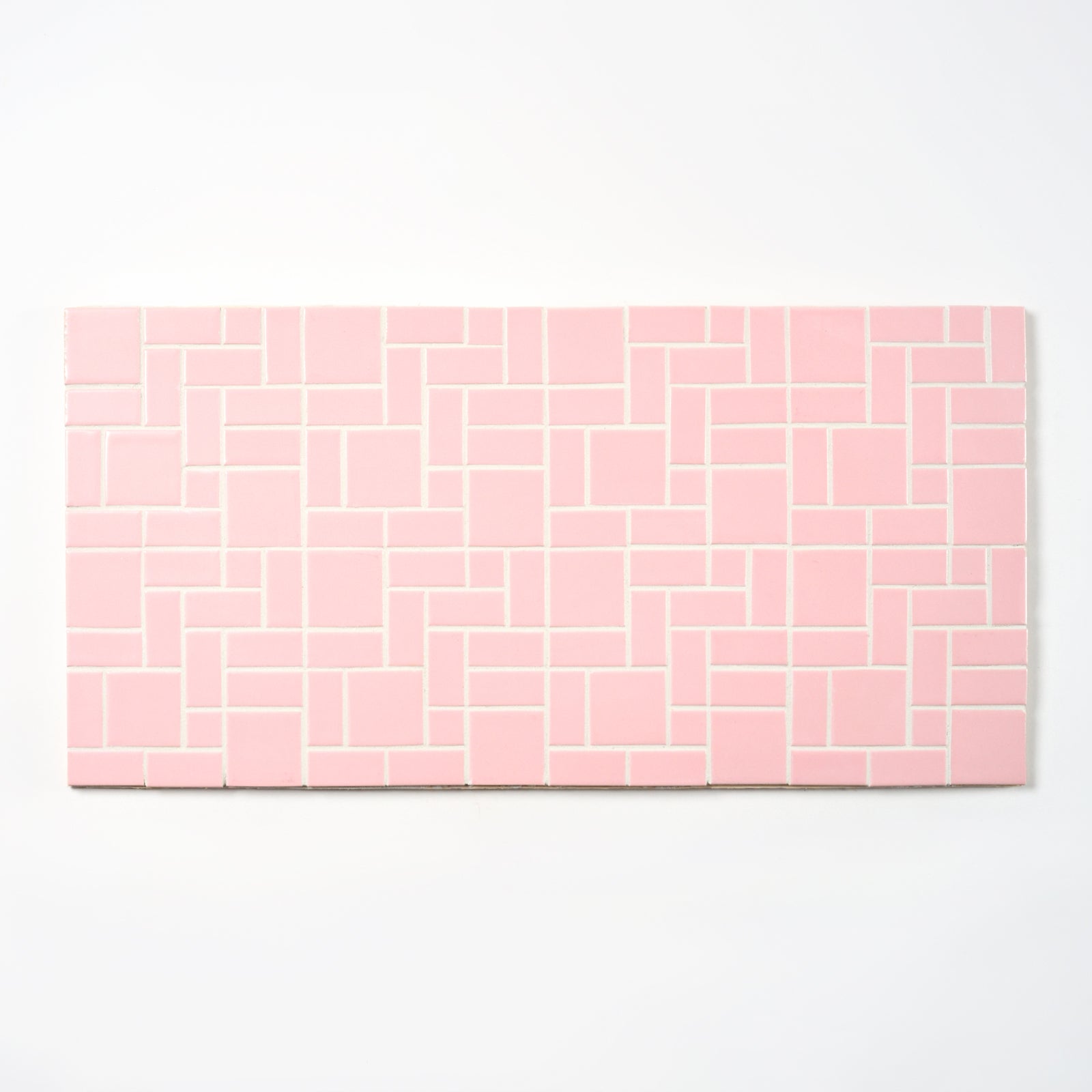 Spartan 1940s Matte Pink Block Random Floor Tile – Vintage Tile Shop