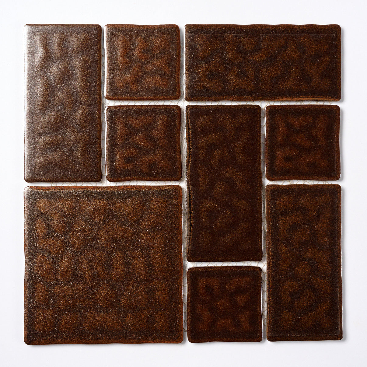 Vintage Japanese 1970s Brown Gold Floor Tile, 36 Sq Ft Available ...
