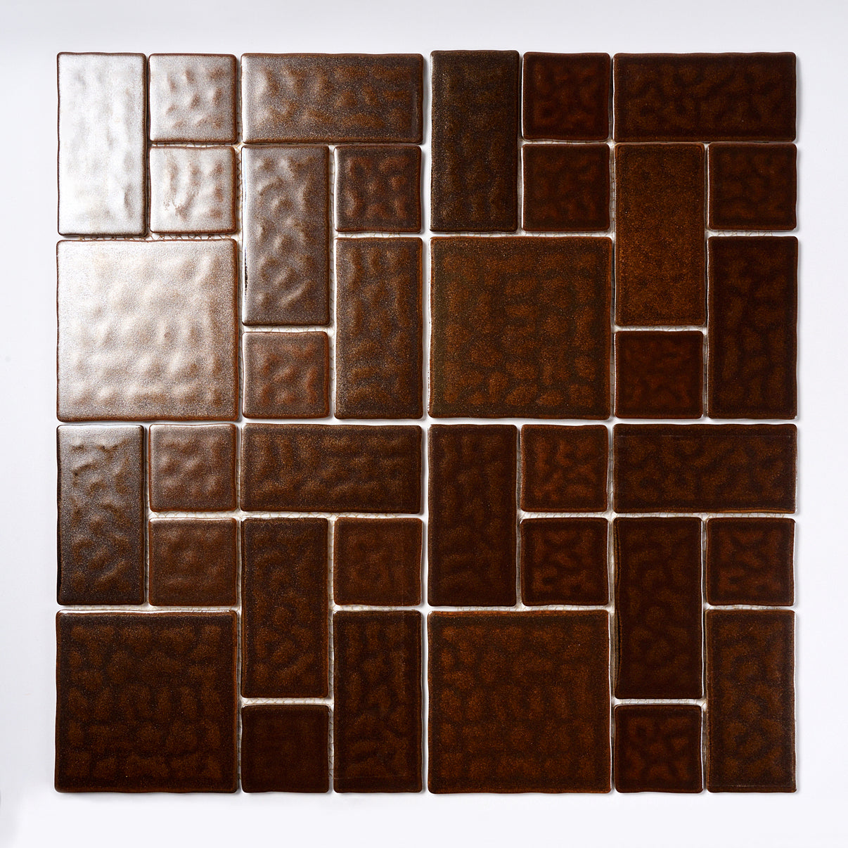 Vintage Japanese 1970s Brown Gold Floor Tile, 36 Sq Ft Available ...