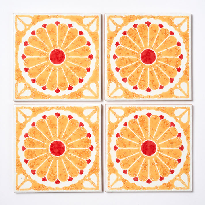 1970s Vintage Orange Wall Tile, 60 Sq Ft Available - 10 Sq Ft Per Box ...