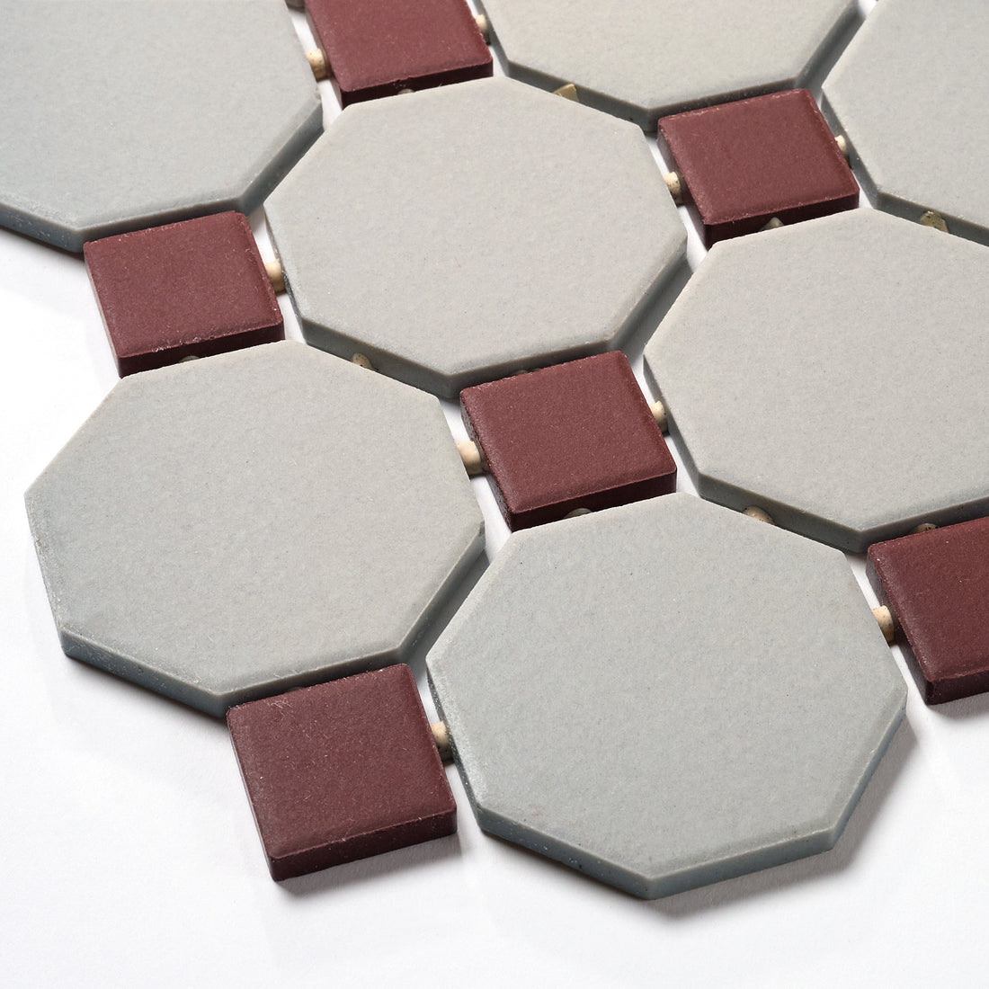 1990s Daltile Rust/ Gray Mosaic Floor Tile, 44 Sq Ft Available - 22 Sq ...