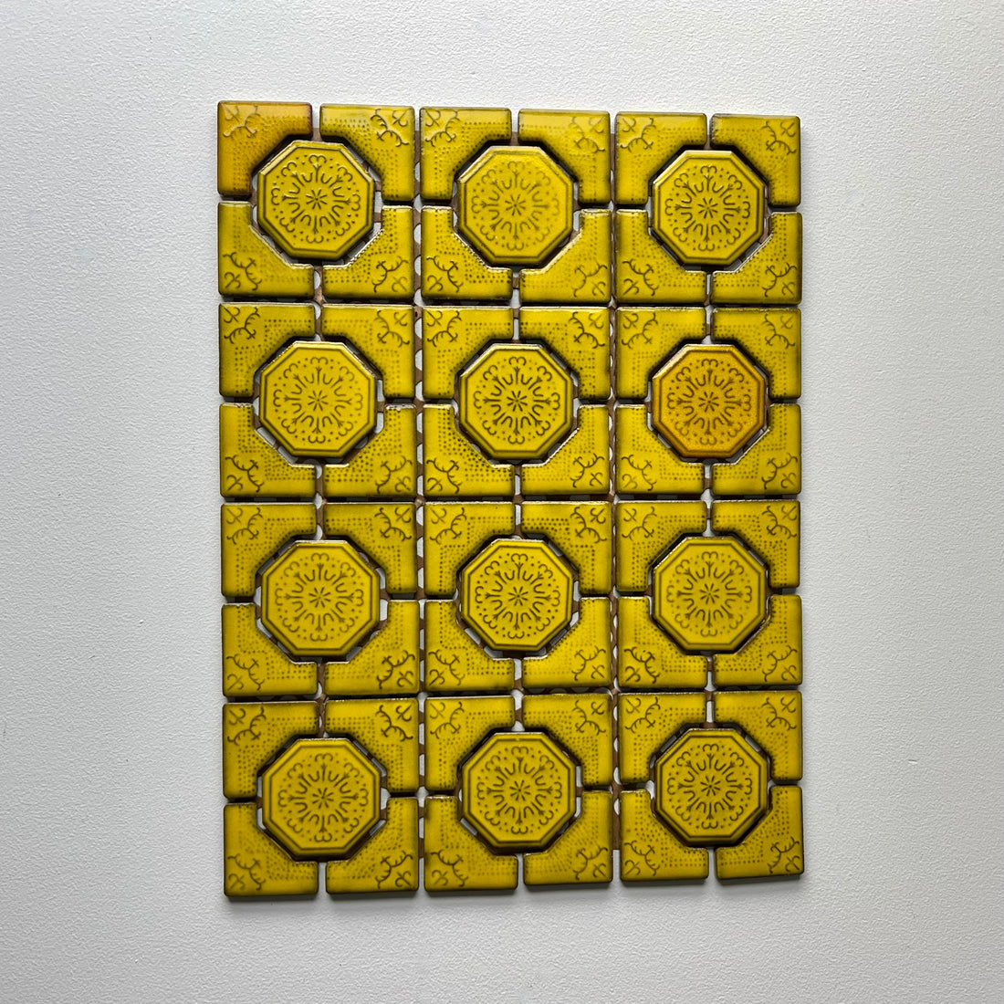 Yellow Japanese 1960s Wall Tile, 10 Sq Ft Lot - 10 Piece Set, 50 Sq Ft ...