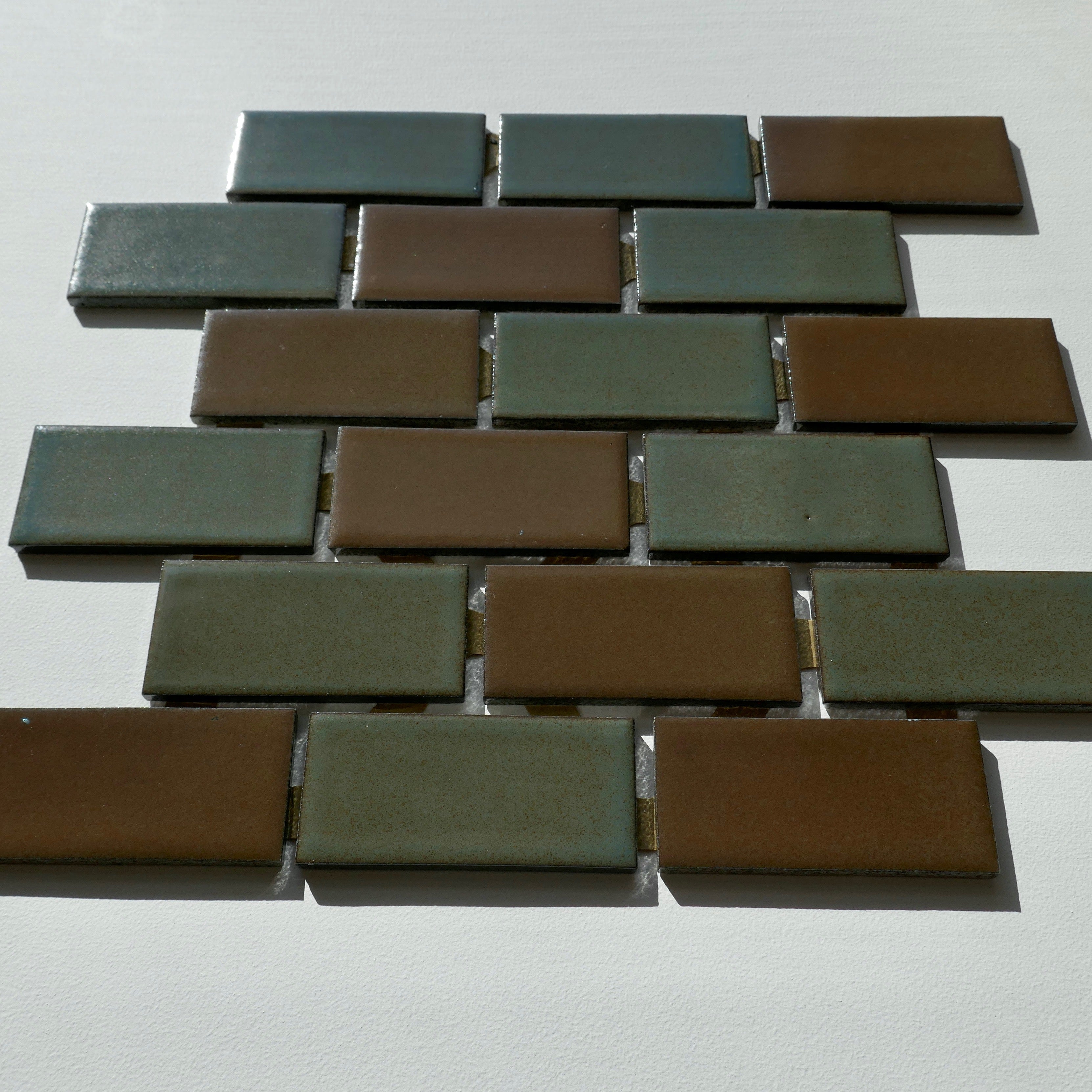 Vintage 1960s Japanese Wall Tiles, 18 Sq Ft Lot - 20 Piece Set, 630 Sq ...