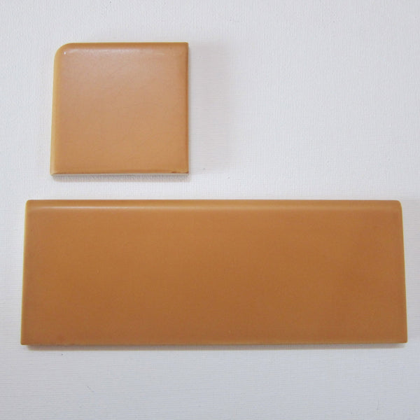 Vintage 1960s Mid-Century Modern Floor Bullnose Baseboard Trim, 25 Sq ...
