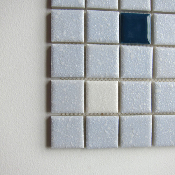 Vintage Japanese Mosaic 1970s Blue Floor/ Wall Tile, 27 Sq Ft Lot - 24 ...